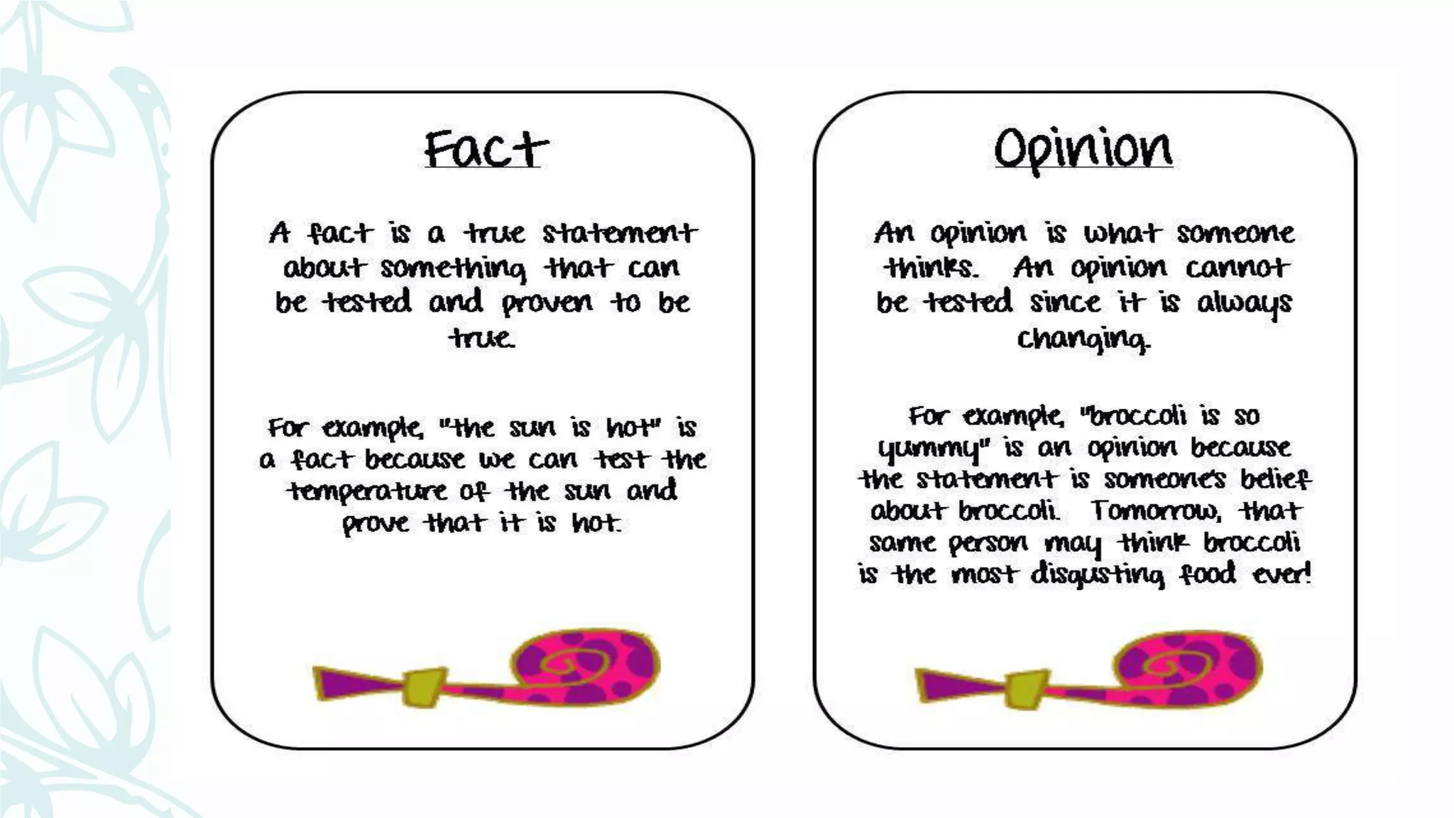 Ppt on fact &opinion | PPT