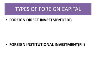 fdi and fii | PPTX