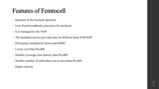 ppt on femtocell | PPTX