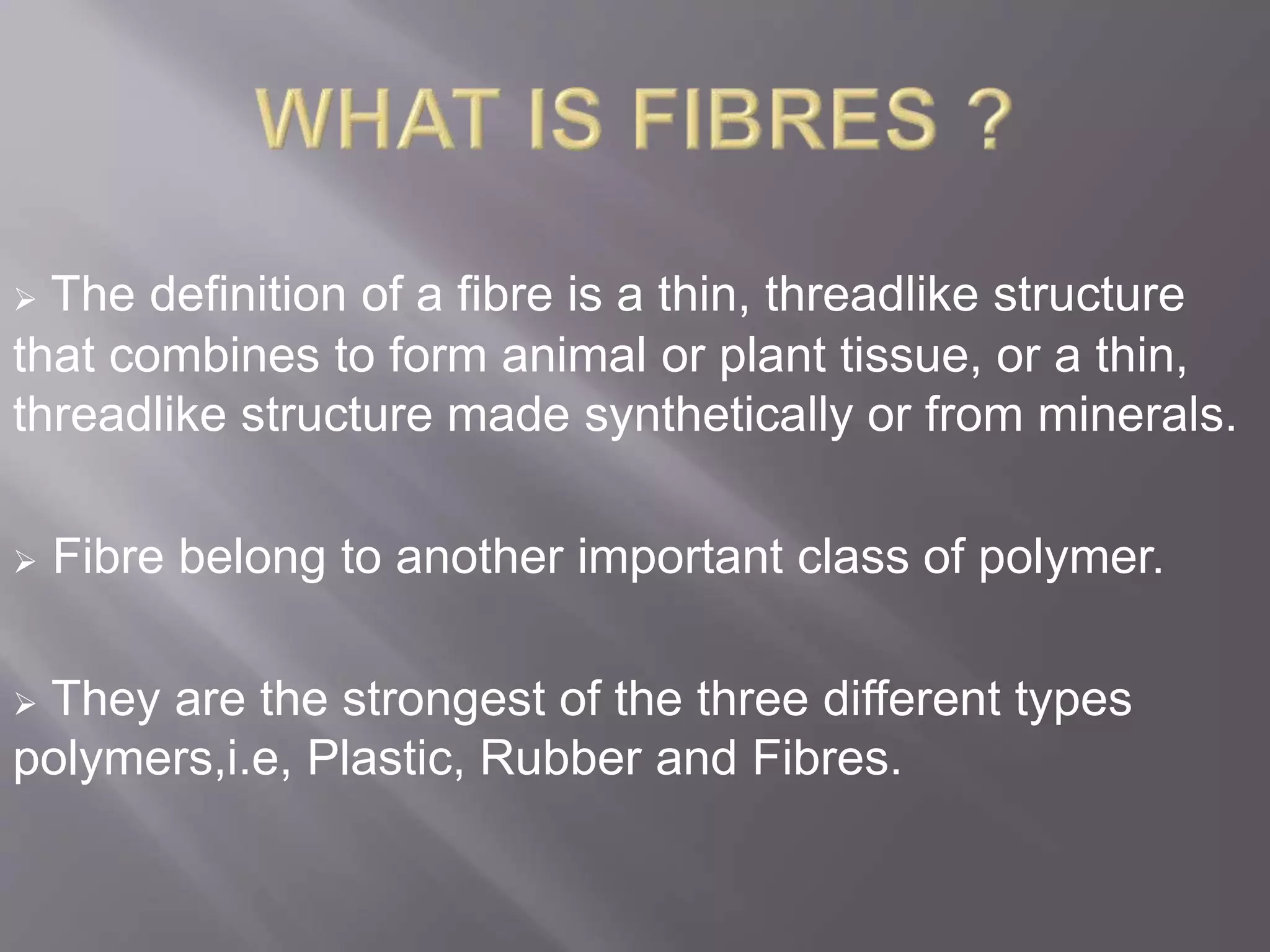 WHAT IS FIBER | PPTX