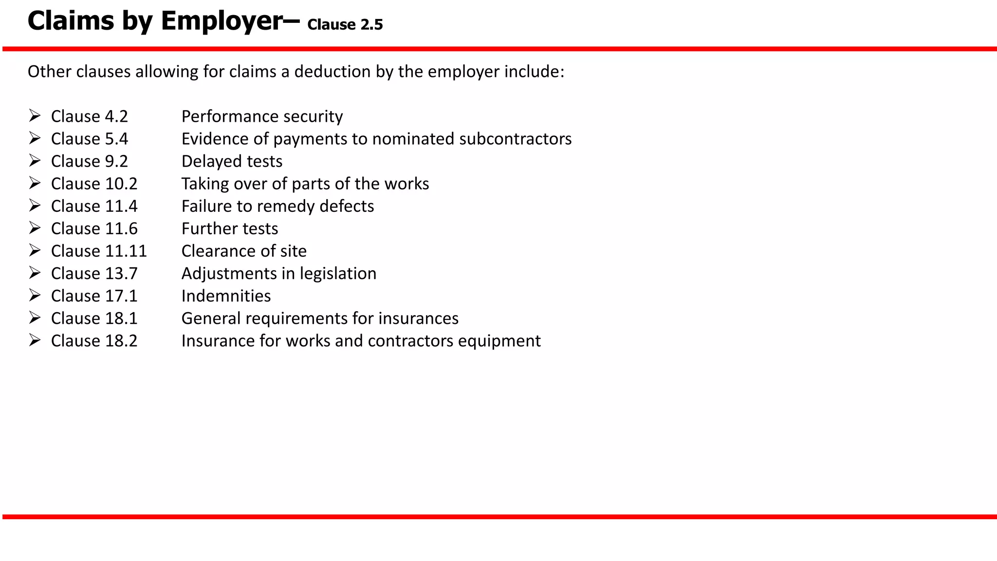 Ppt on fidic claims | PPTX