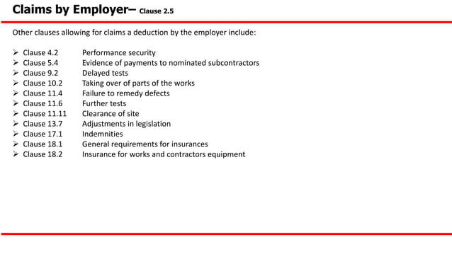 Ppt on fidic claims | PPTX