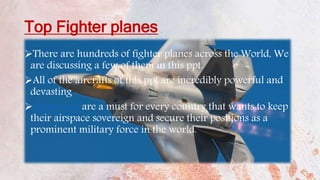 Fighter Jets 2020 | PPTX