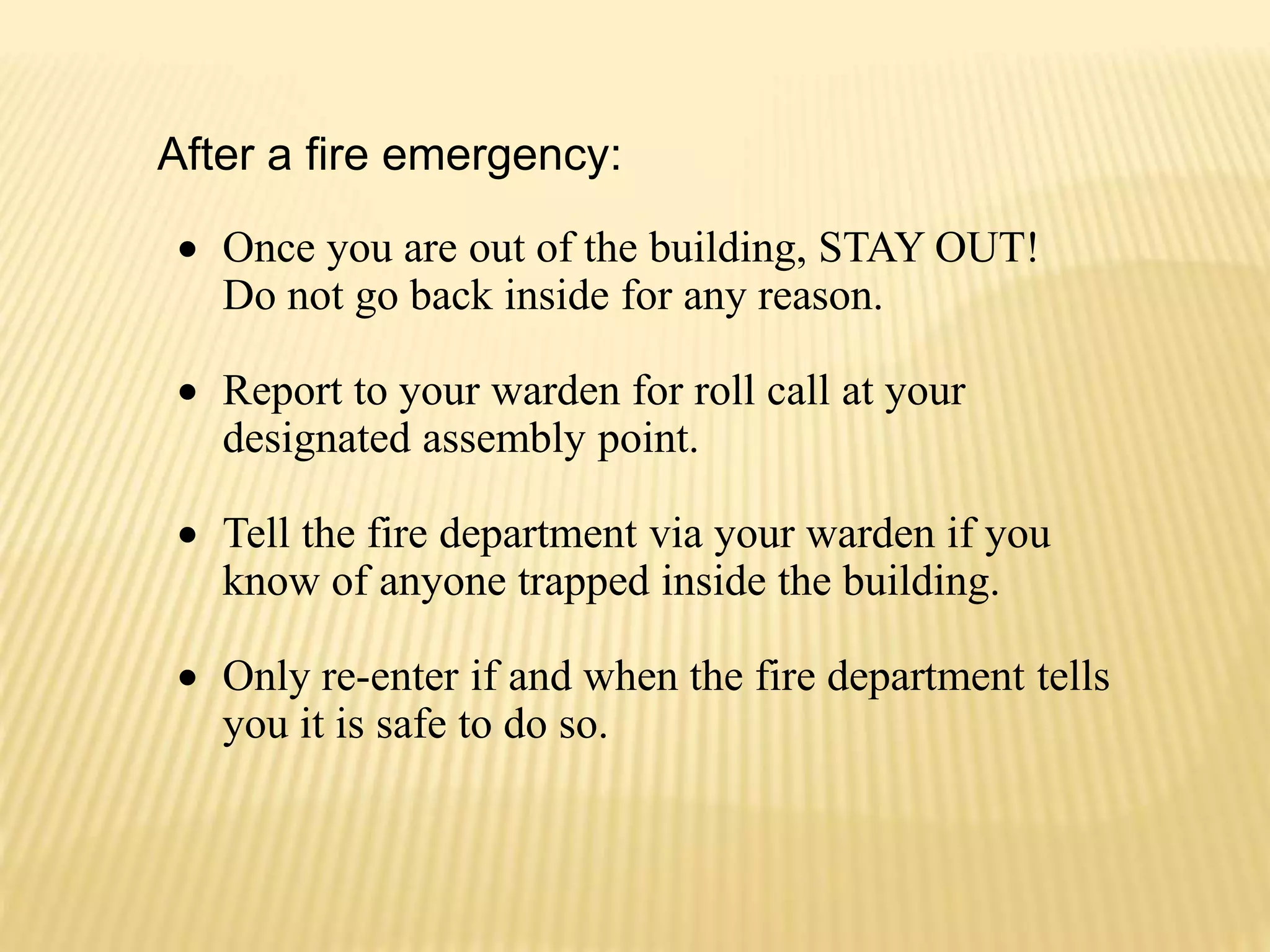 Ppt on fire safety | PPTX