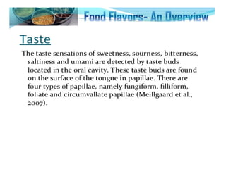 ppt on flavors and fragrances its types | PPT