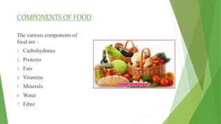 Ppt on food components | PPTX