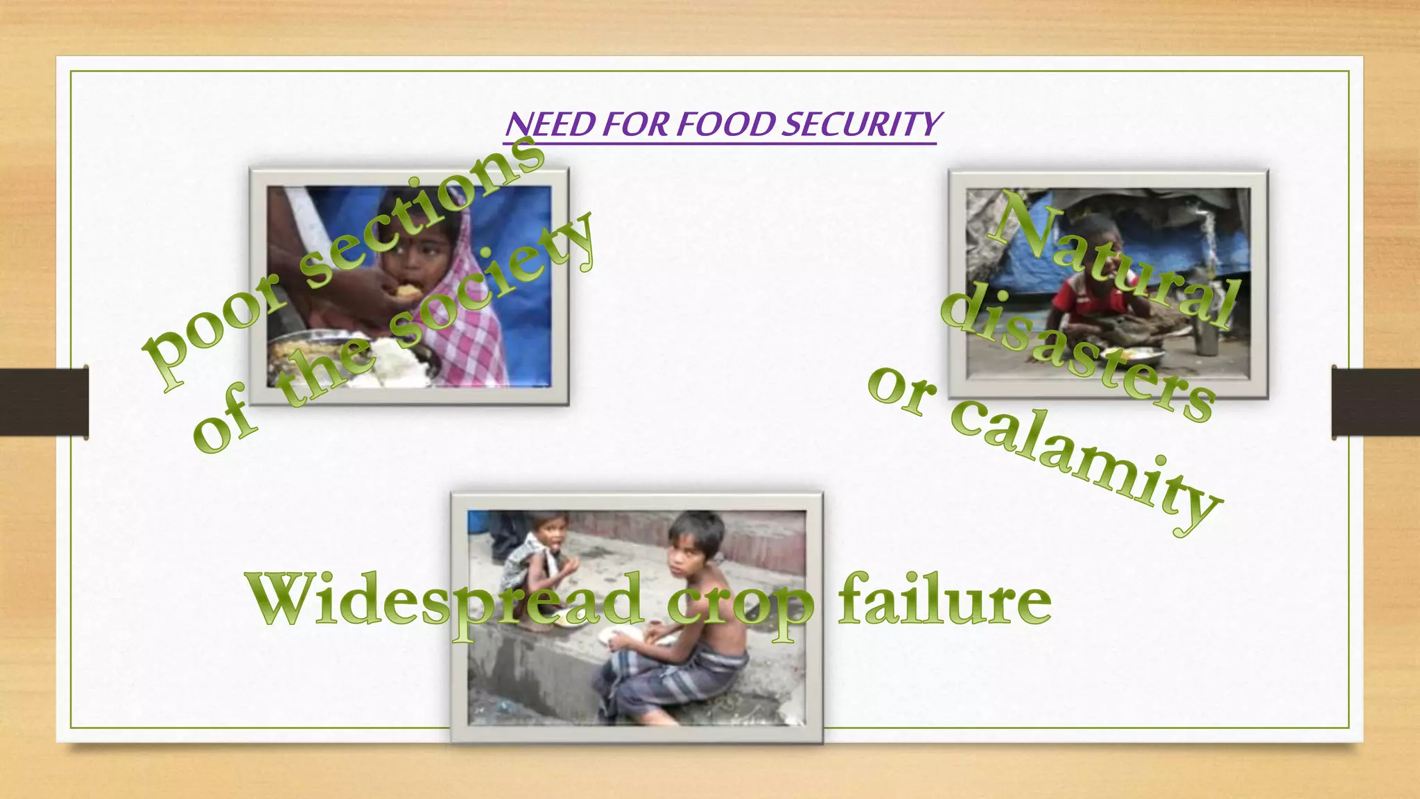Ppt on food security in india | PPTX