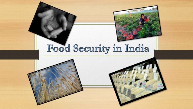 Ppt on food security in india