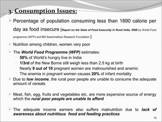 Ppt on food security issues and challenges beofe india | PPT