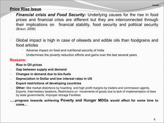 Ppt on food security issues and challenges beofe india | PPT