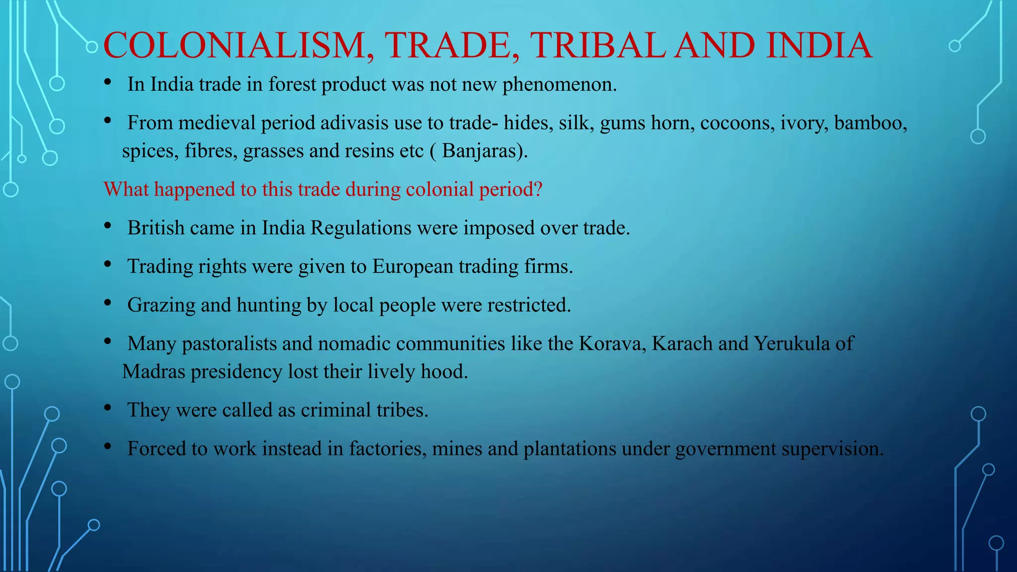 PPT on forest society and colonialism full lesson | PPTX