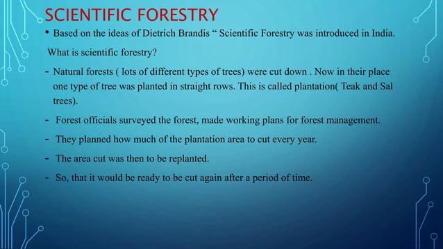 PPT on forest society and colonialism full lesson | PPTX