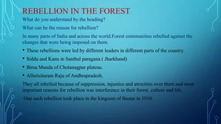 PPT on forest society and colonialism full lesson | PPTX