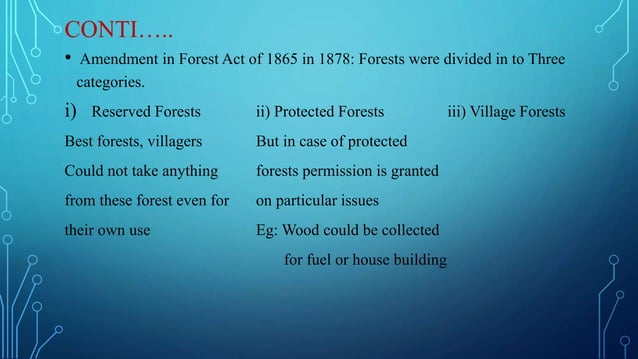 PPT on forest society and colonialism full lesson | PPTX