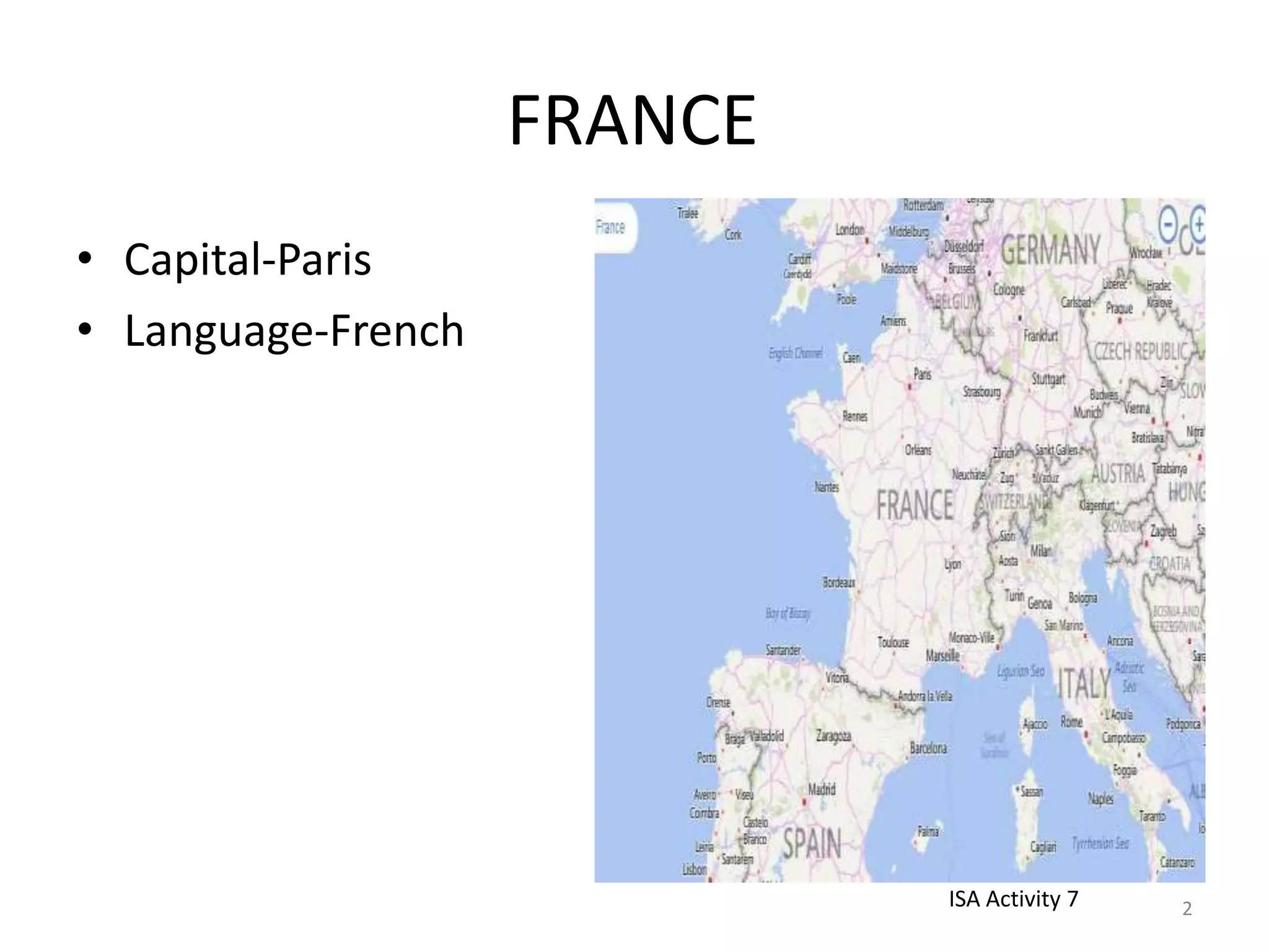 TOURISM IN FRANCE | PPTX