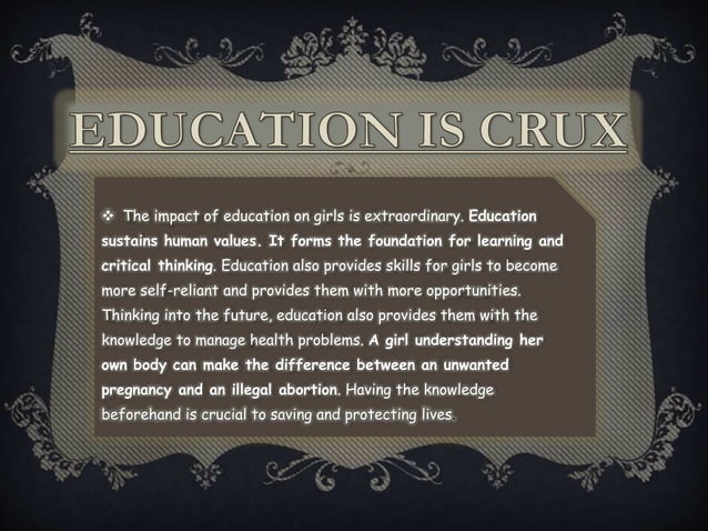 GIRL EDUCATION - PPT | PPTX