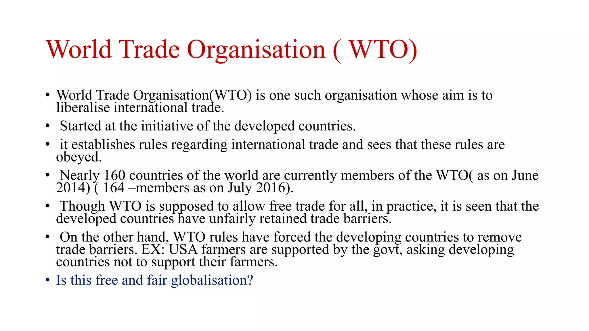 Ppt on globalisation and indian economy | PPTX