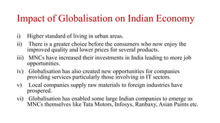 Ppt on globalisation and indian economy | PPTX