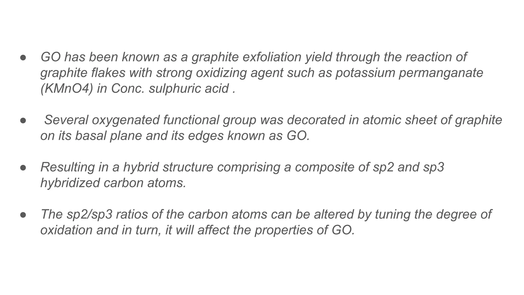 PPT on Graphene oxide by Rajkamal Arya | PDF