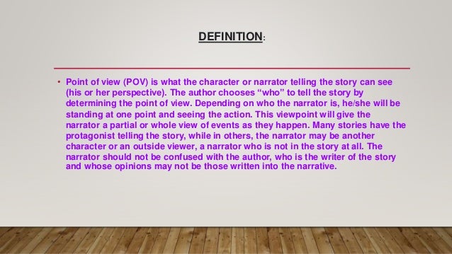 PPT on grade 5 Identifying point of view..pptx