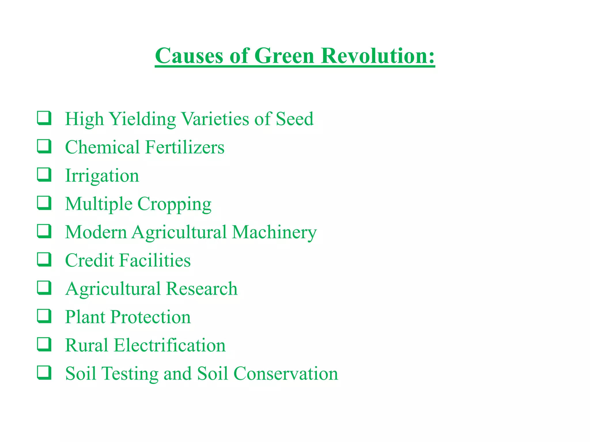Green revolution India | PPTX