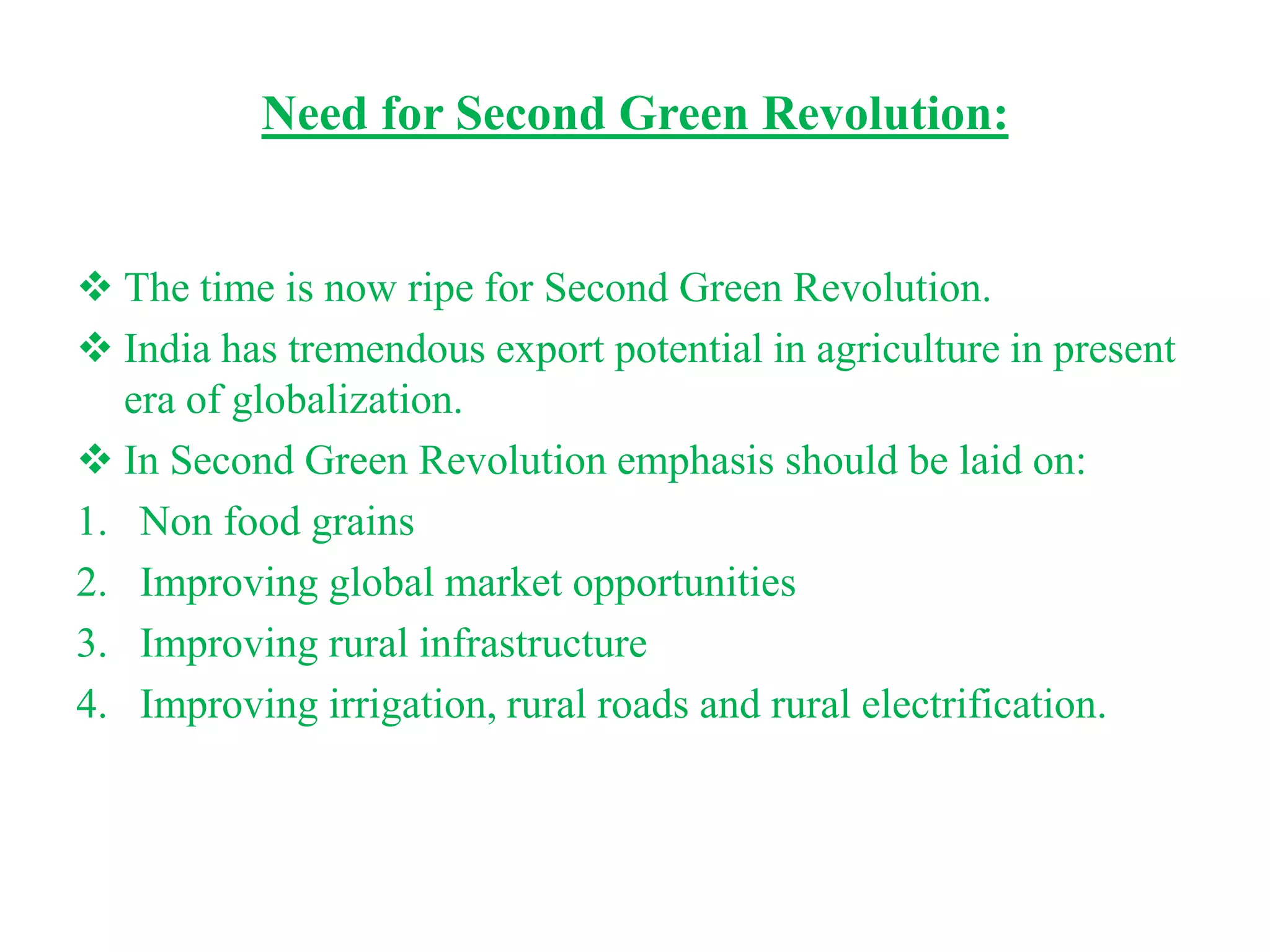 Green revolution India | PPTX