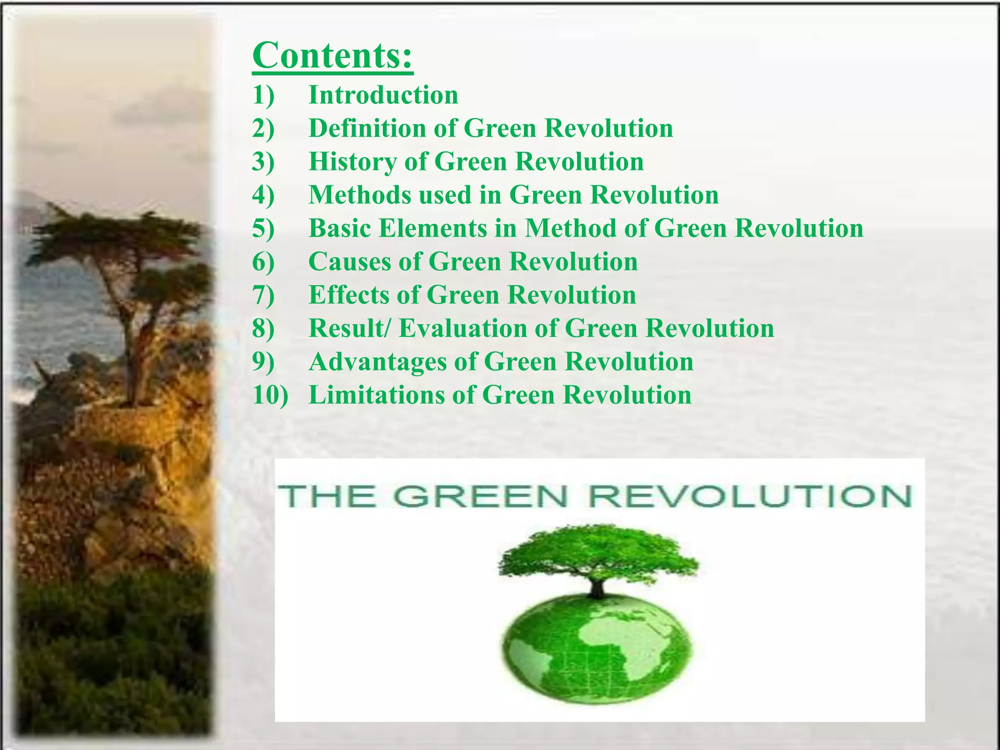 Green revolution India | PPTX