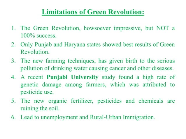 Green revolution India | PPTX