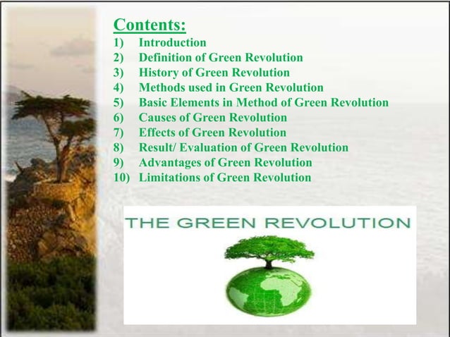 Green revolution India | PPTX