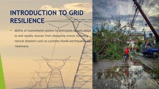 PPT on Grid resilience against Natural disasters.pptx