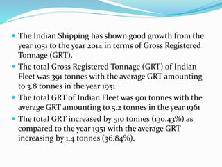Ppt on growth of shipping industry | PPTX | Cruises | Travel Type