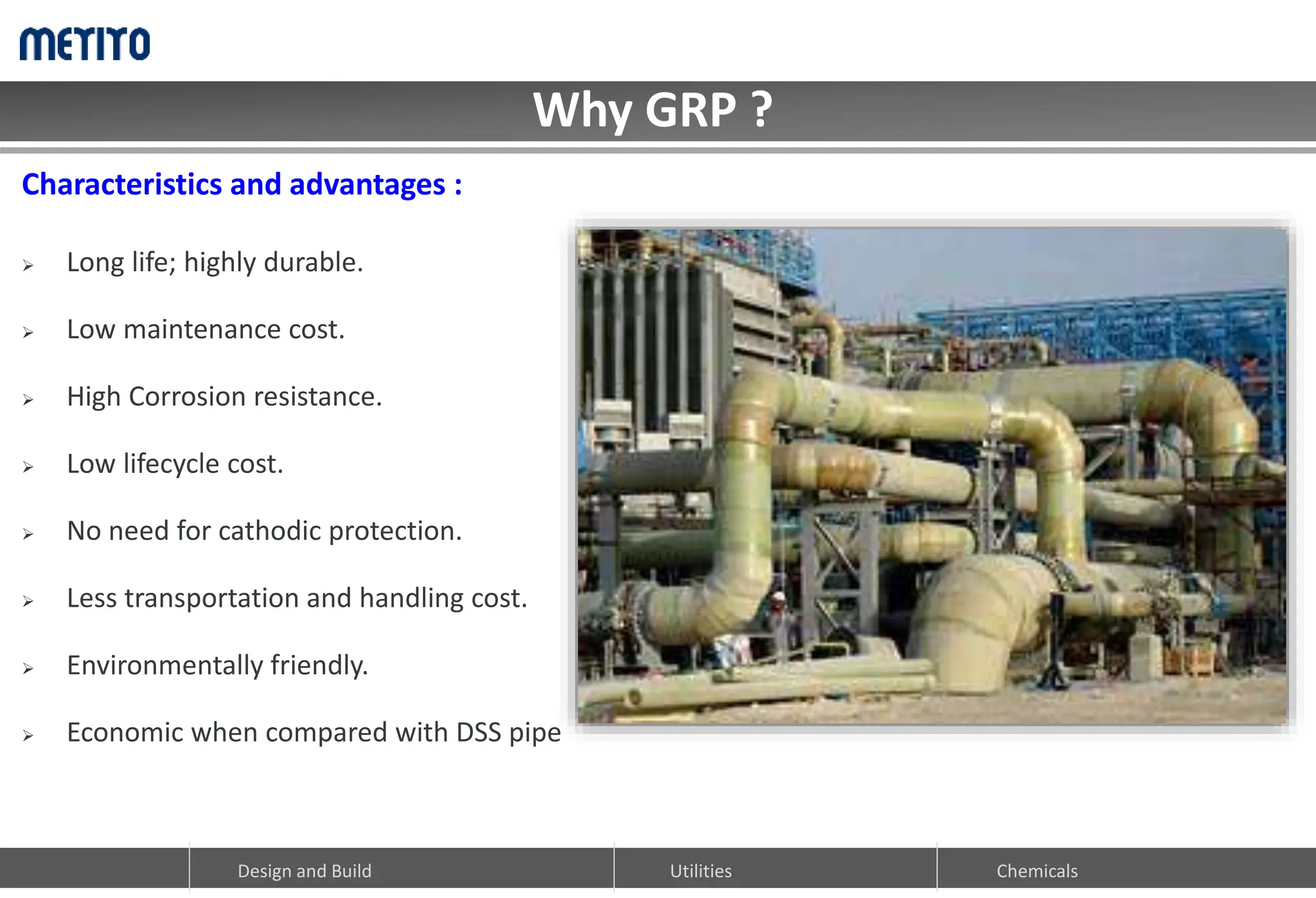 PPT on GRP pipes manufacturing and testing | PPTX
