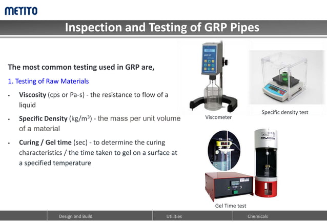 PPT on GRP pipes manufacturing and testing | PPTX