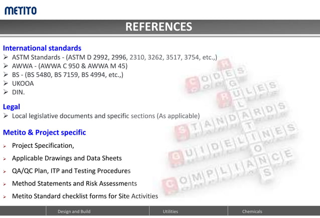 PPT on GRP pipes and Fittings - manufacturing and testing | PPTX