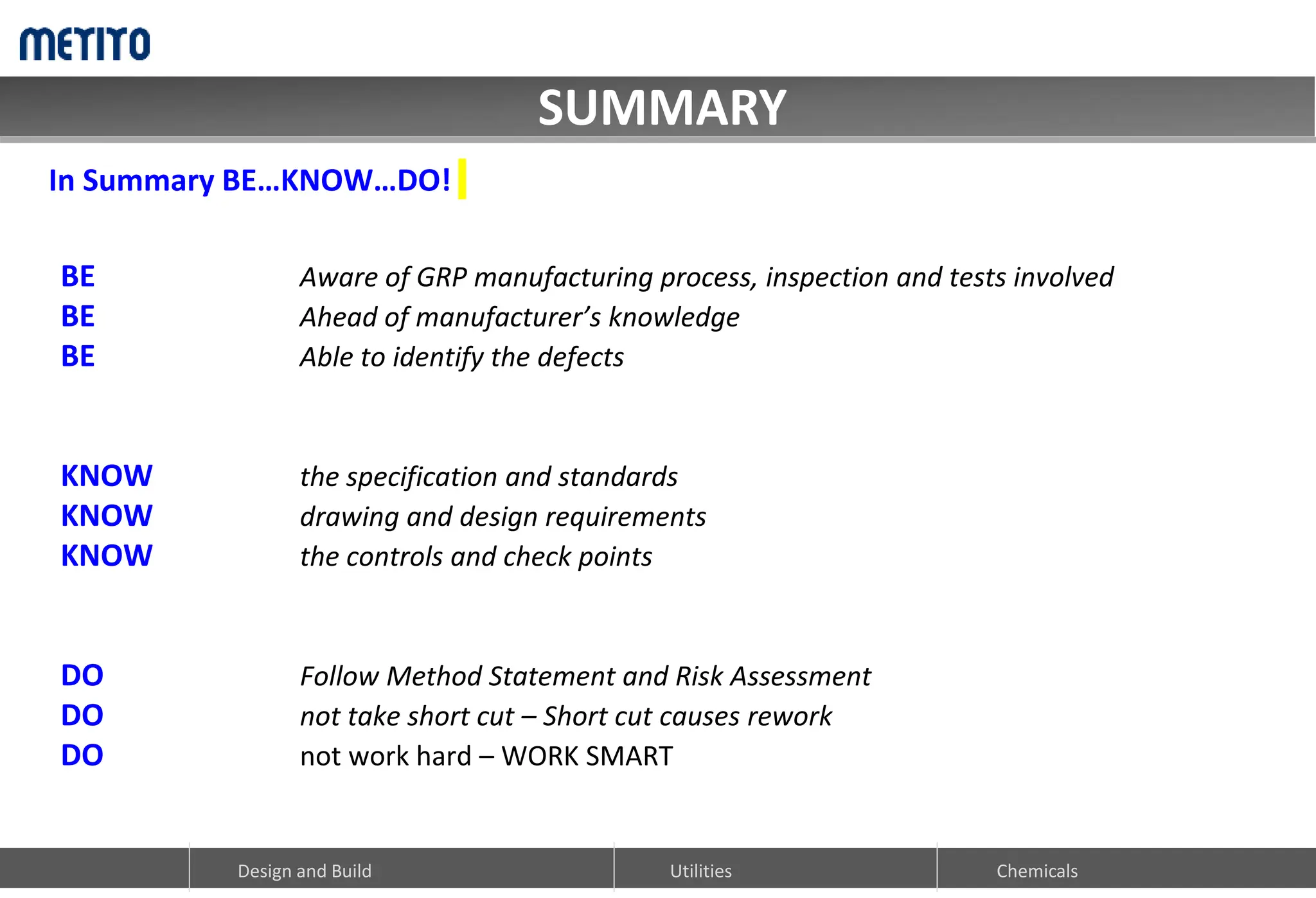 PPT on GRP pipes and fittings - manufacturing and testing | PPTX