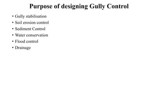 Presentation of Gully Erosion control measurements | PPTX