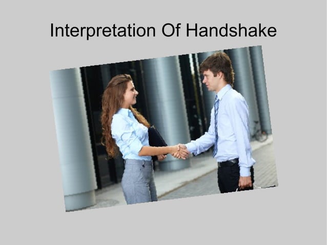 handshaking | PPT