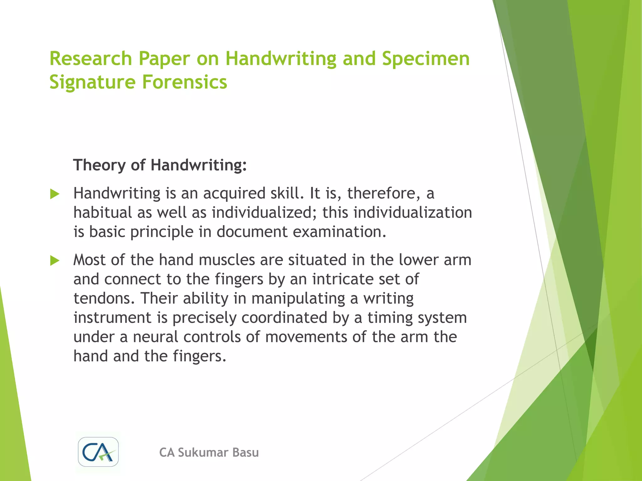 PPT on Handwriting and Specimen Signature Forensics.pptx
