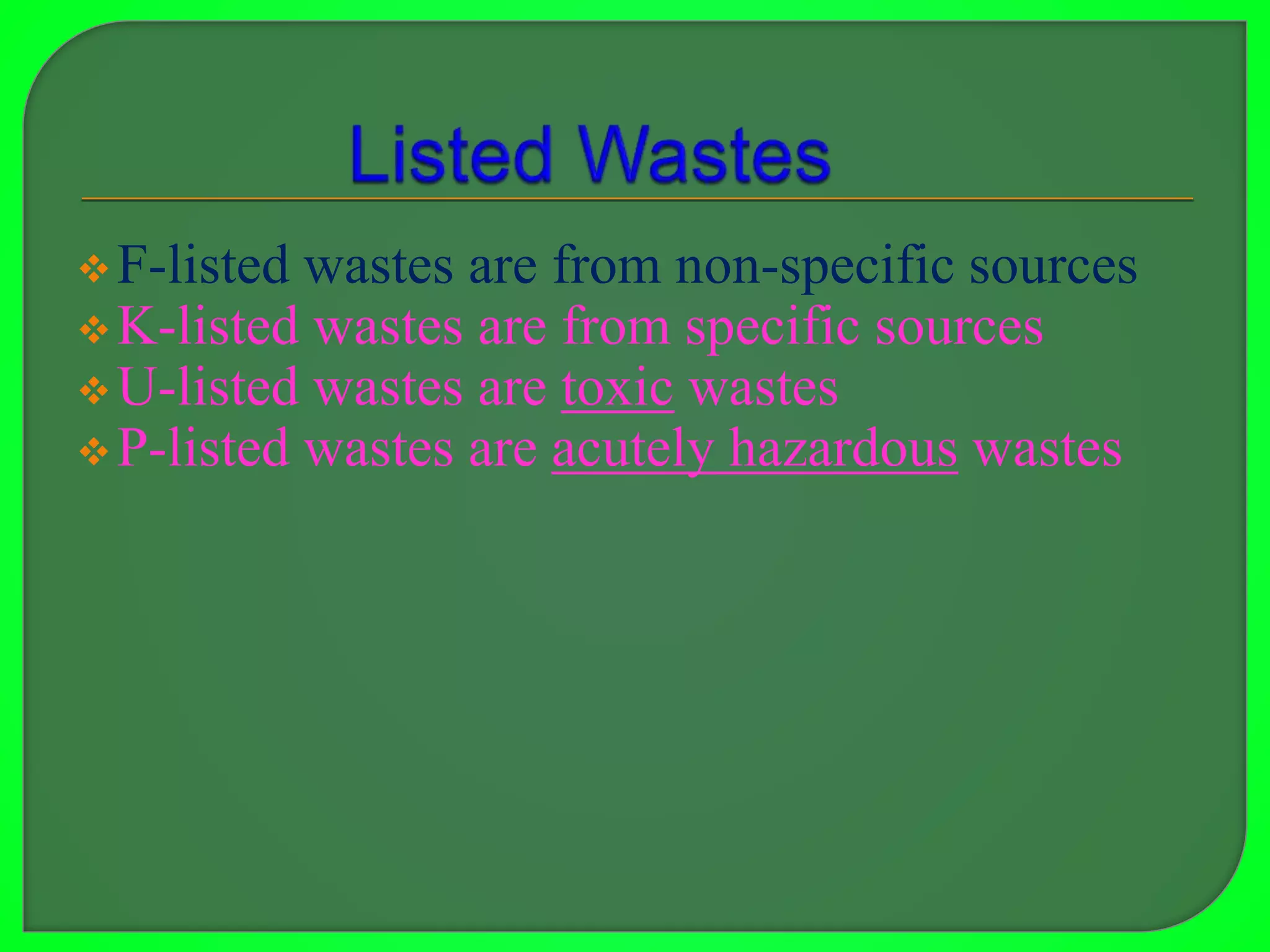 Ppt on hazardous waste management | PPTX