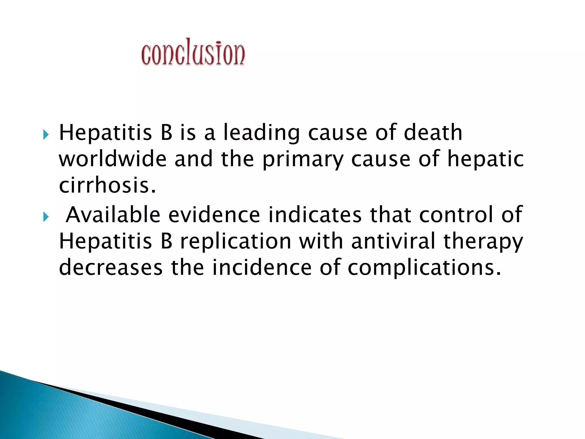 Ppt on hepatitis b | PPTX
