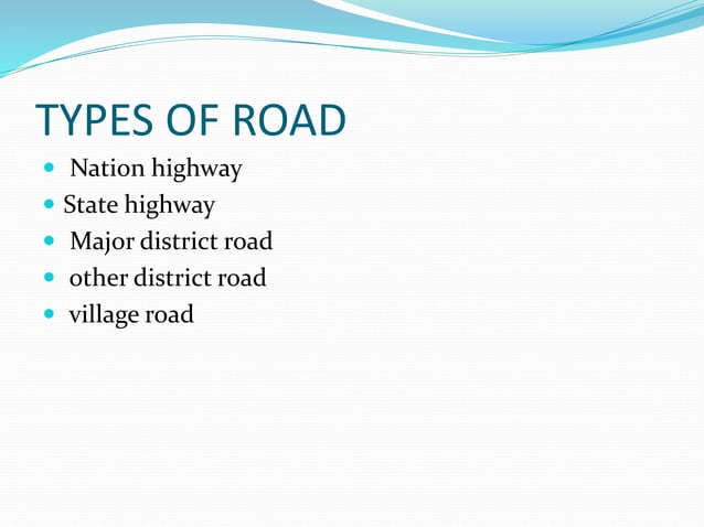 highway eduction & study on road | PPT