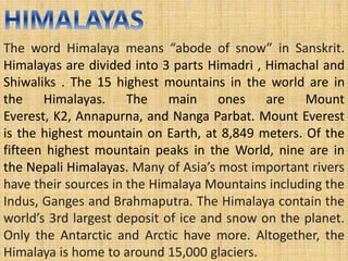 PPT on Himalyas.pdf