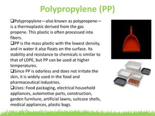 Ppt on household usage of plastic | PPT