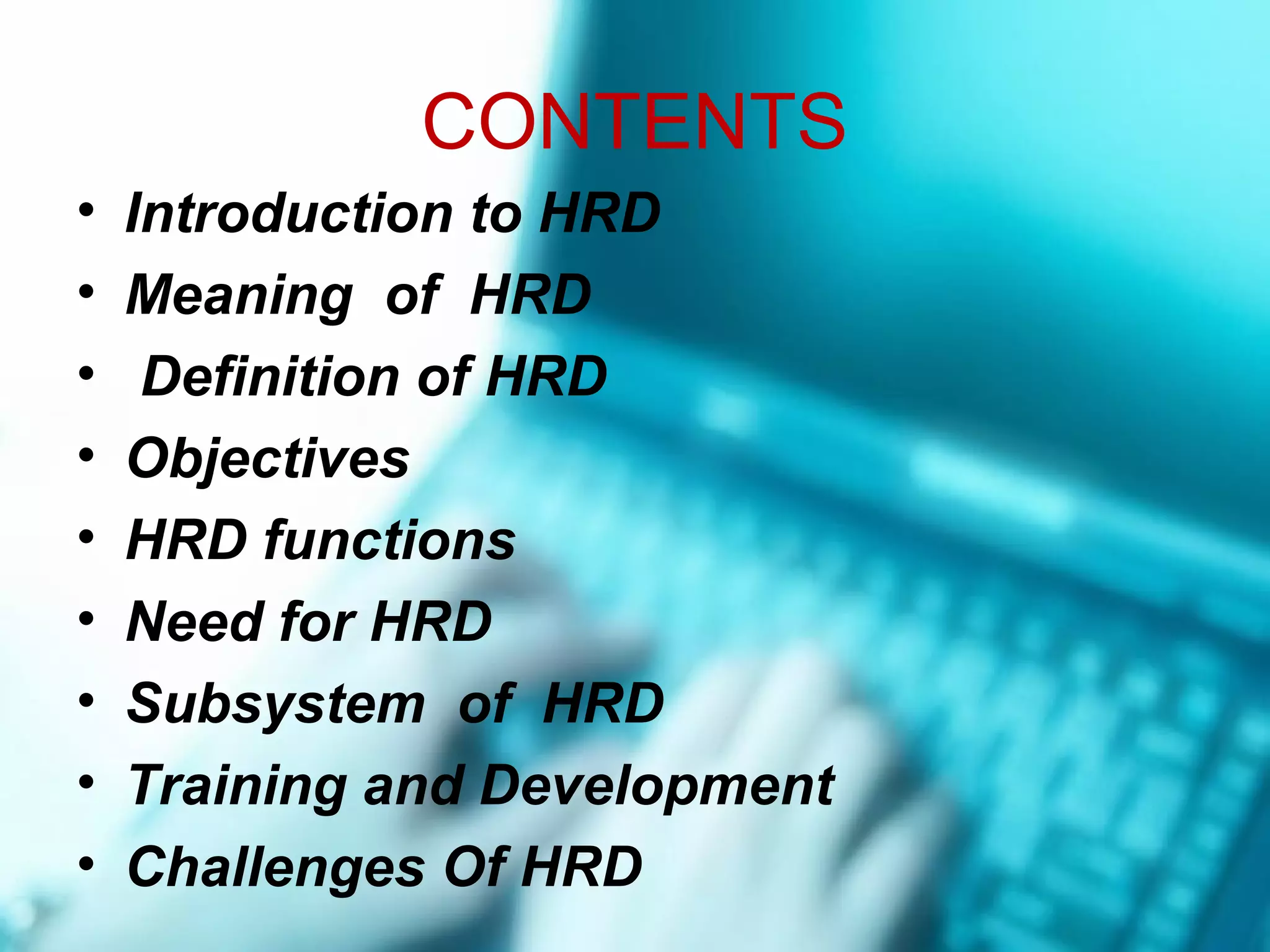 Ppt on hrd | PPT