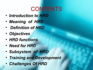 Ppt on hrd | PPT