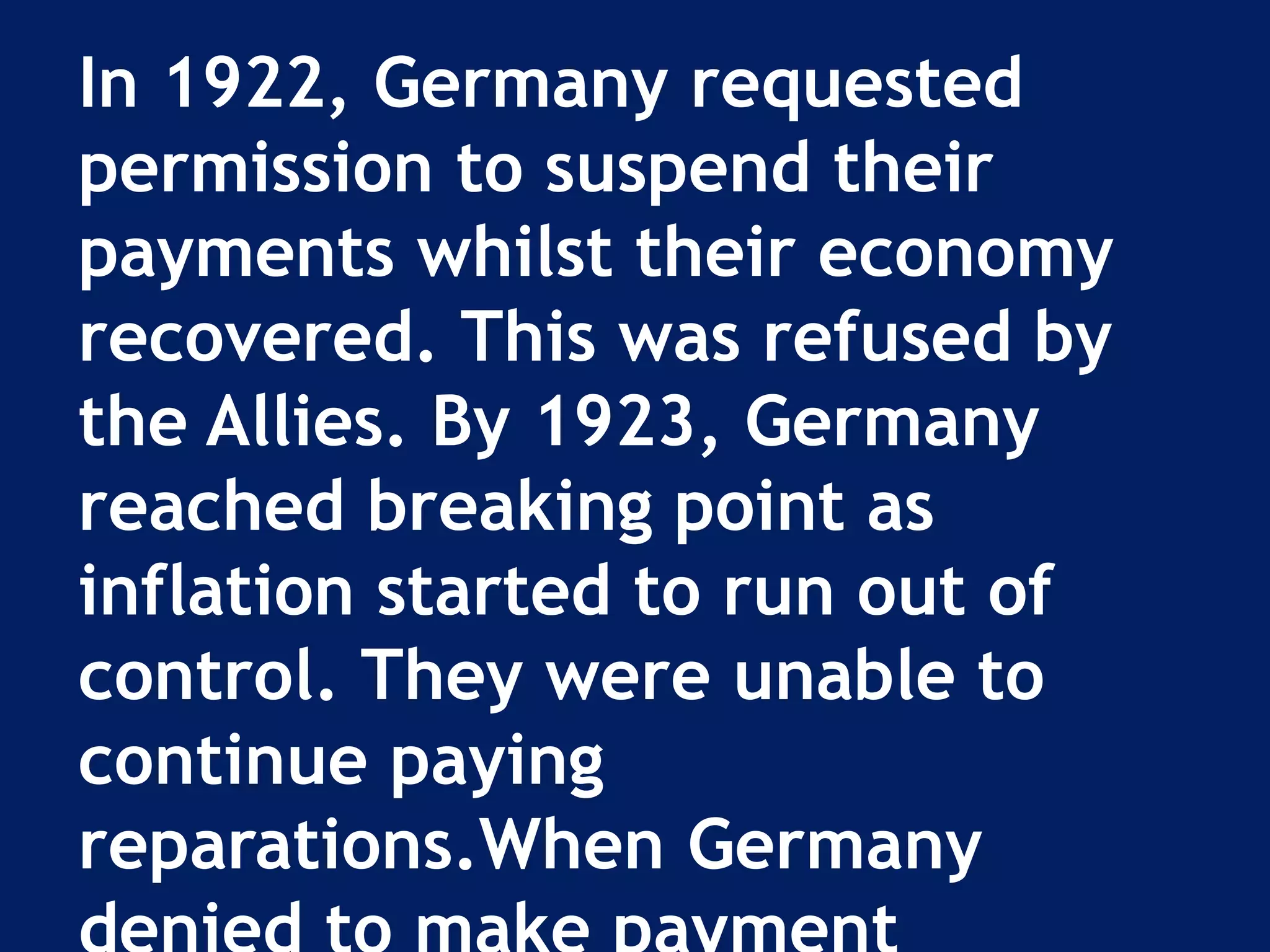 Ppt on hyper inflation in germany | PPTX