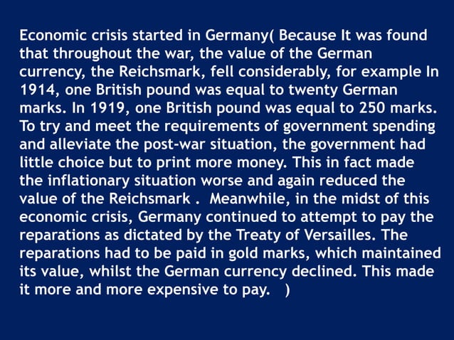 Ppt on hyper inflation in germany | PPT