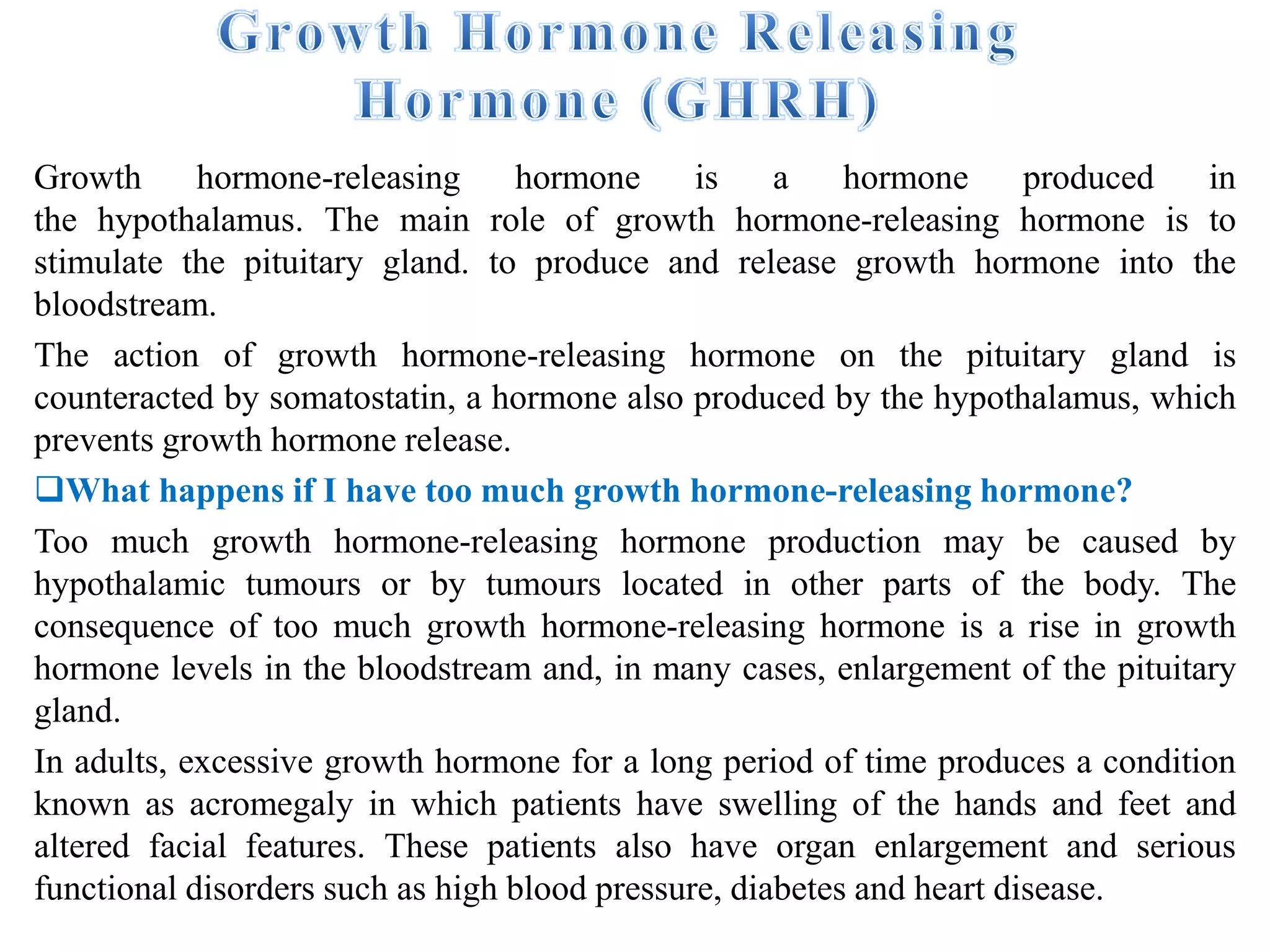 Ppt on hypothalamic & anterior pituitary hormones | PPTX