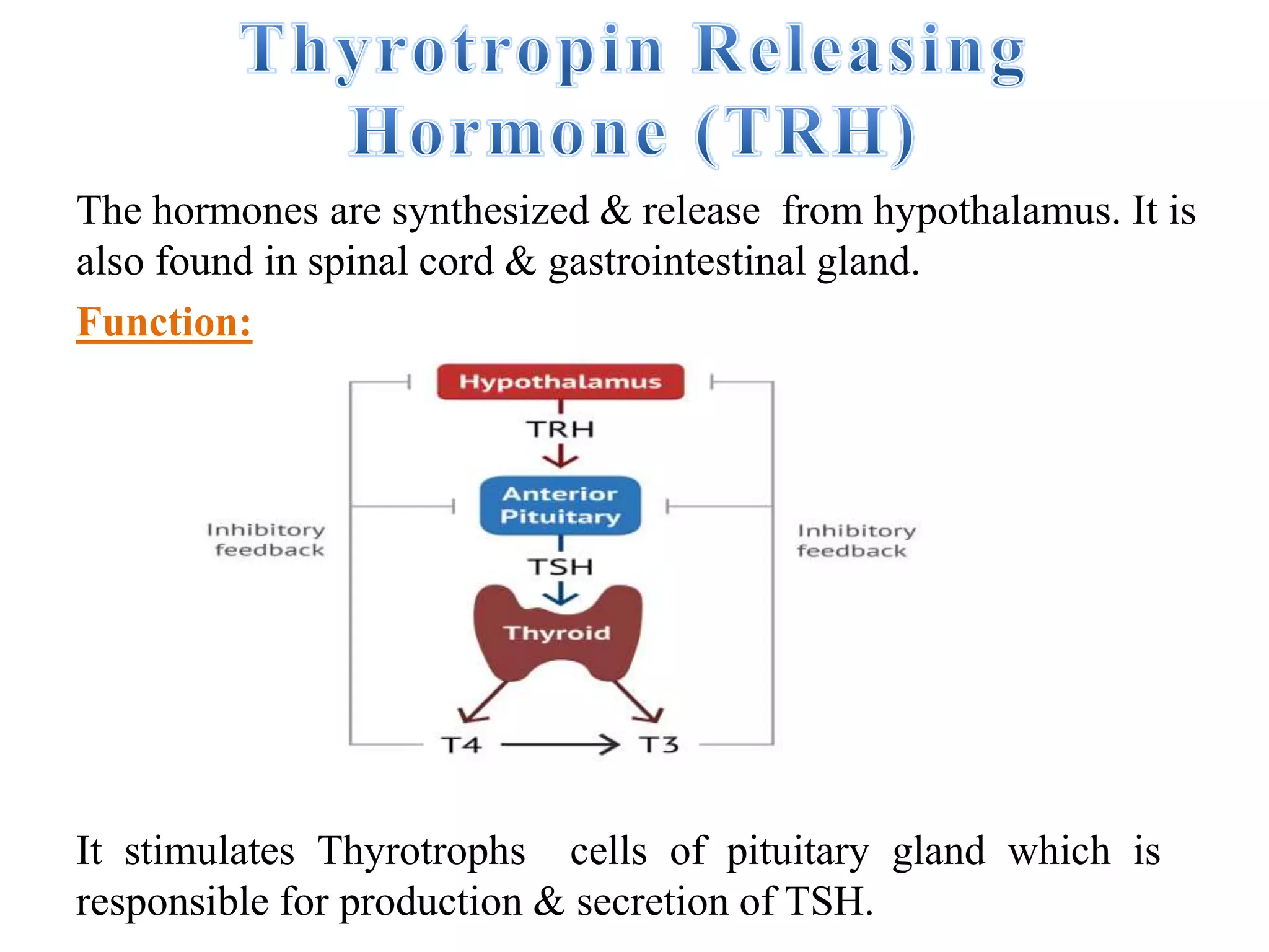 Ppt on hypothalamic & anterior pituitary hormones | PPTX