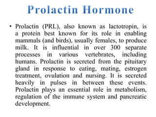 Ppt on hypothalamic & anterior pituitary hormones | PPTX